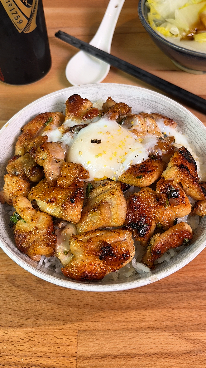 Lemon Pepper Chicken Bowl - Drew Eats