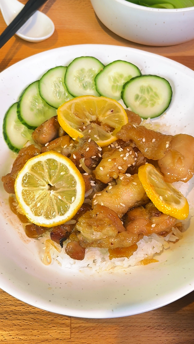 Lemon Chicken Bowl - Drew Eats