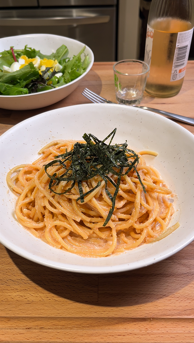 Creamy Mentaiko Pasta Recipe (Japanese Cod Roe Pasta) - Drew Eats