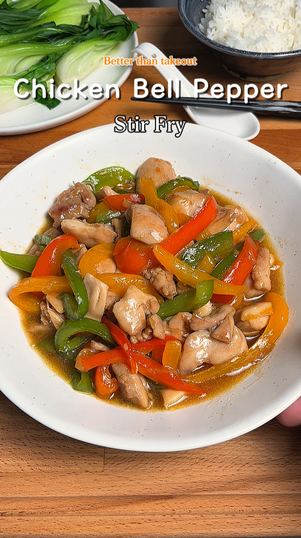 Easy Chicken Stir Fry with Bell Peppers (30-Minute Dinner) - Drew Eats